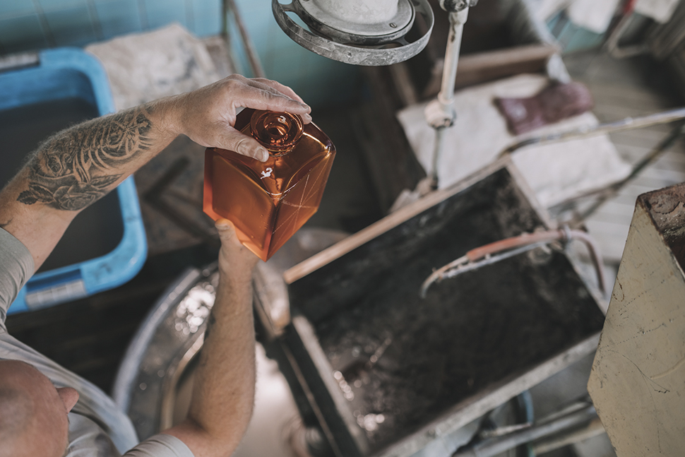 WHEN CRYSTAL “DIAMOND” STARTS TO TAKE SHAPE: Cutting, phase one