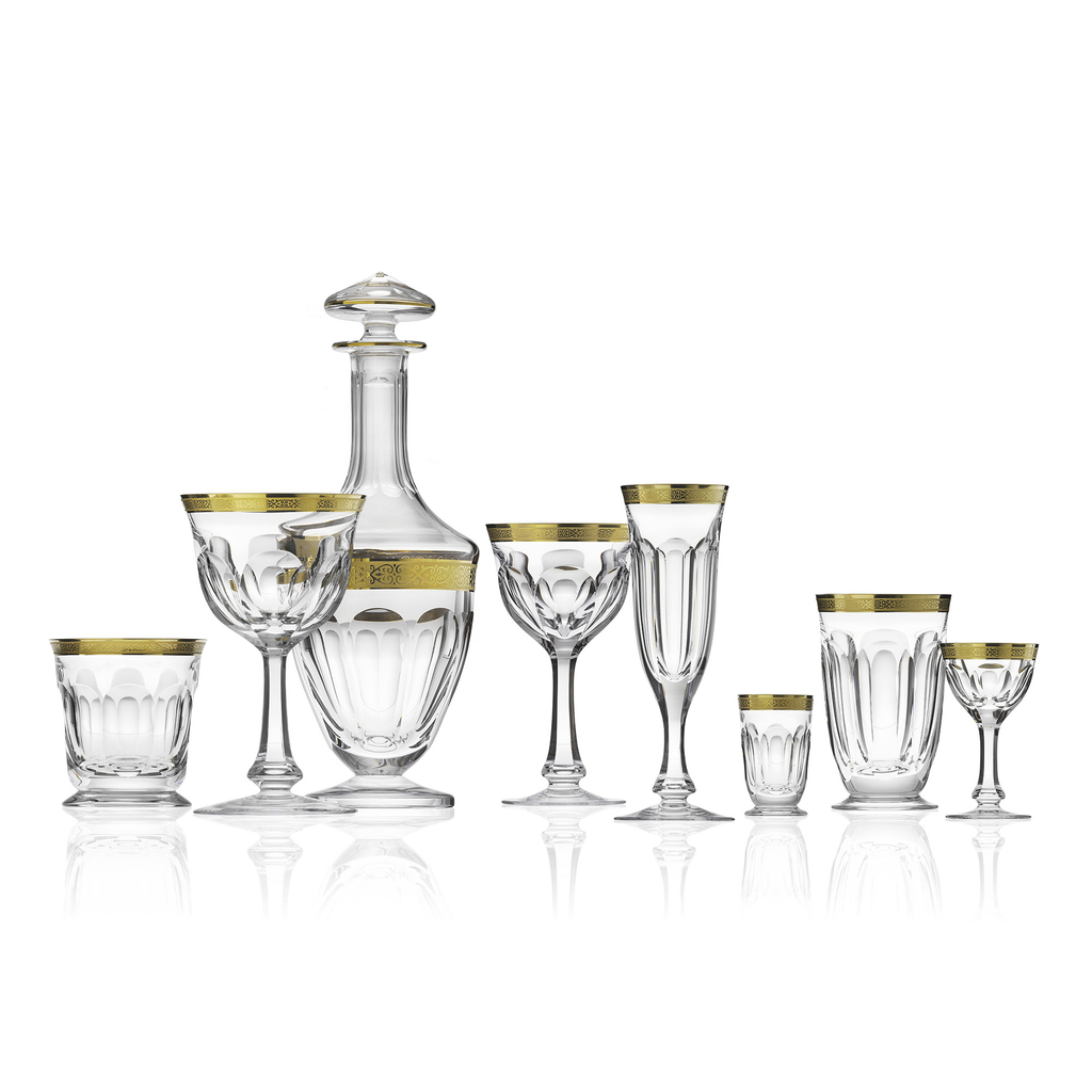 Bohemian crystal drinkware collection Lady Hamilton by Moser