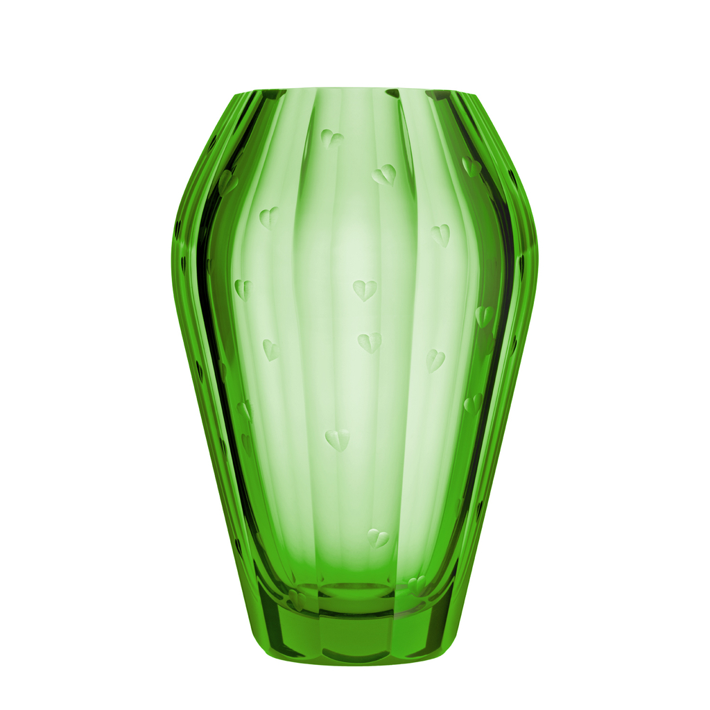Hand-cut Bohemian crystal vase Diva by Moser