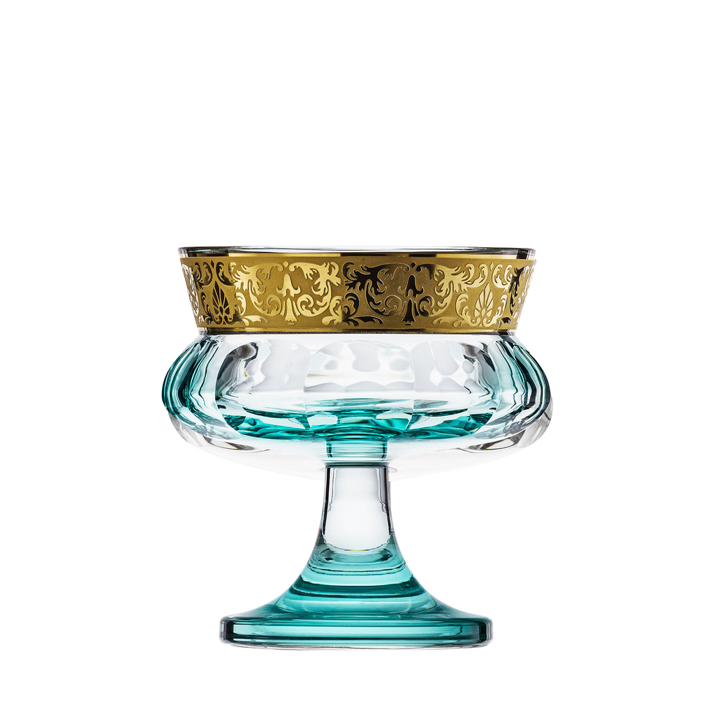 Bohemian hand-cut crystal bowl Mirth by Moser