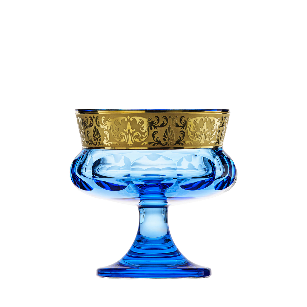 Bohemian hand-cut crystal bowl Mirth by Moser