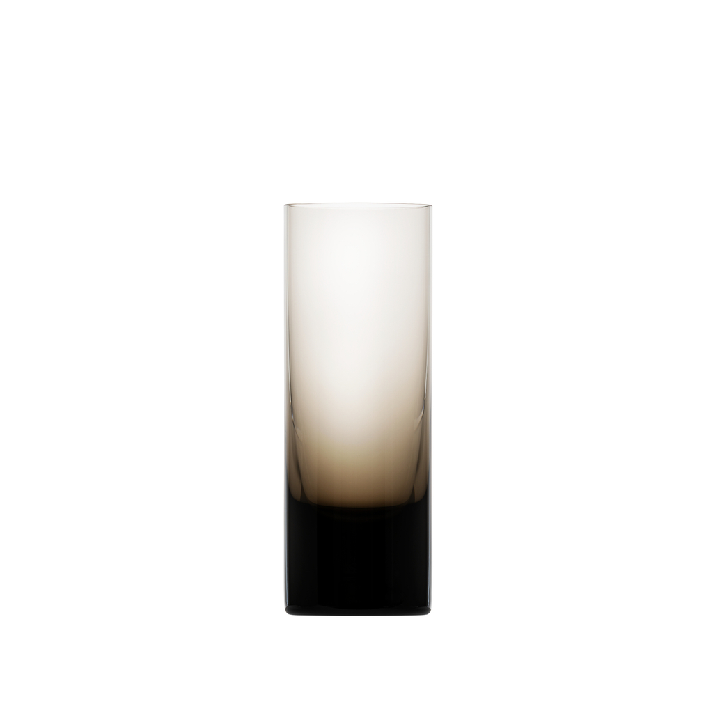 A grey vodka glass made of Bohemian crystal by Moser