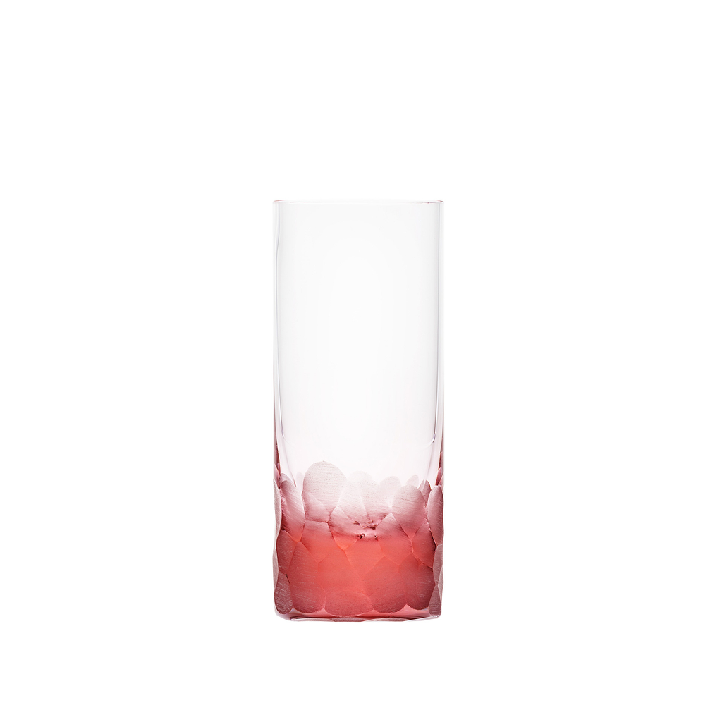 Red Bohemian crystal vodka shot glass 75 ml by Moser