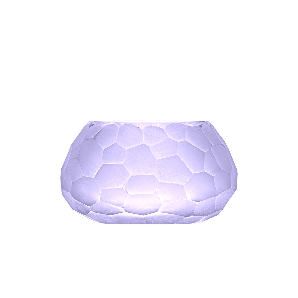 Hand-cut Bohemian crystal candleholder Lucy by Moser