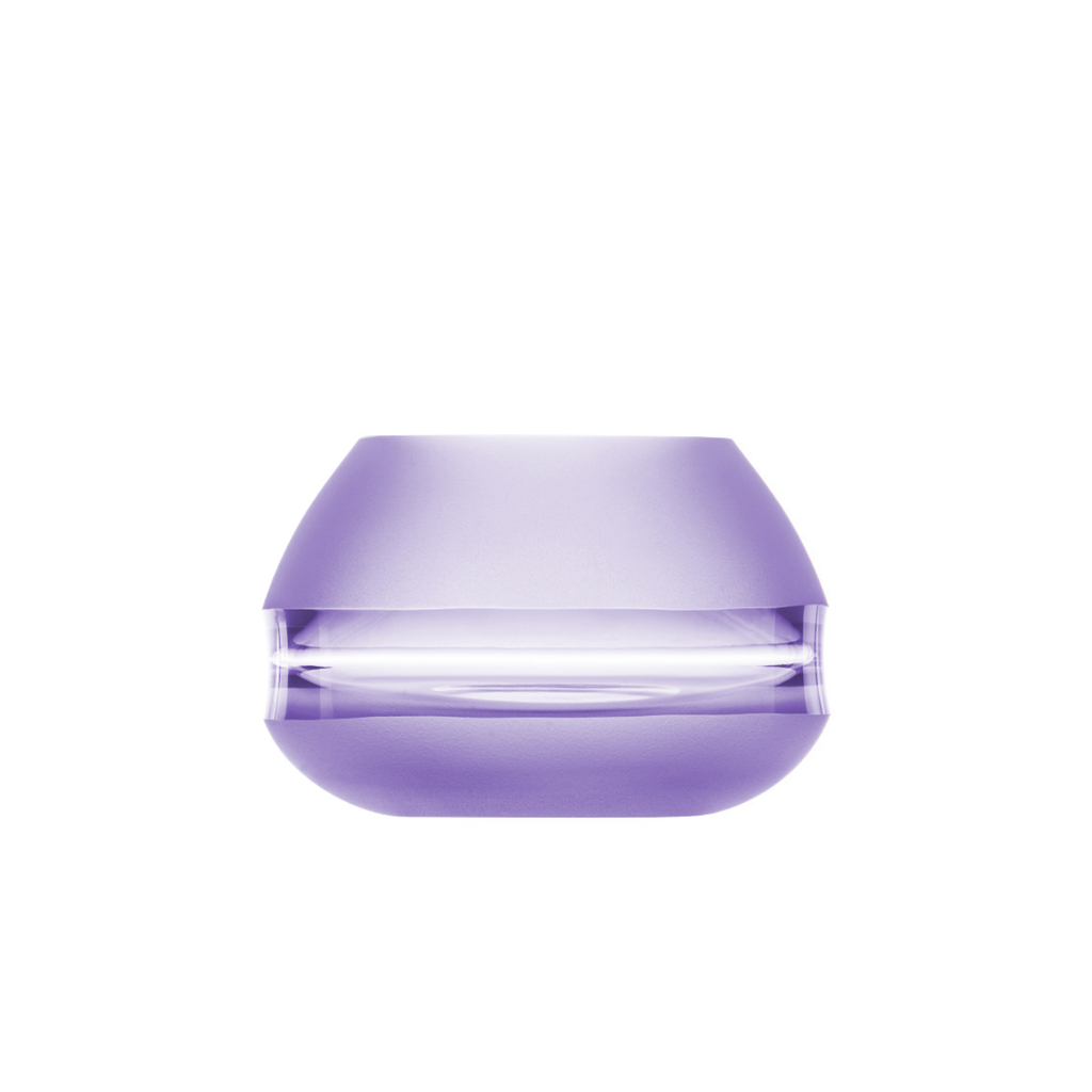 Hand-cut Bohemian crystal candleholder Lucy by Moser