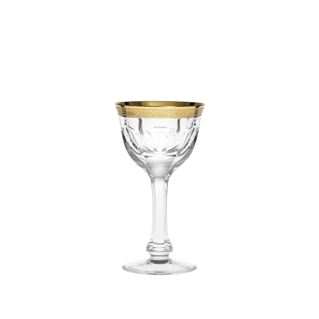 Bohemian crystal sherry glass (65 ml) hand-cut by Moser