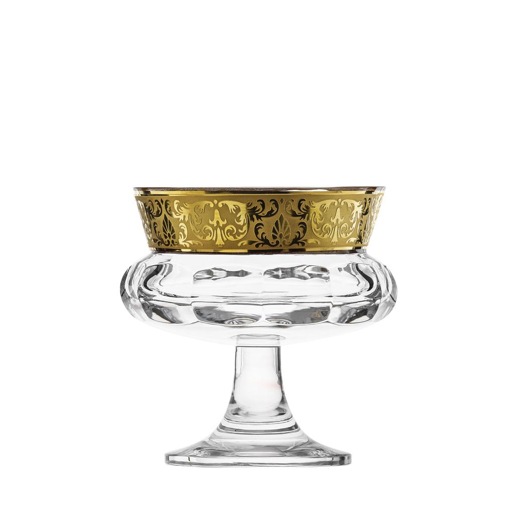 Bohemian hand-cut crystal bowl Mirth by Moser