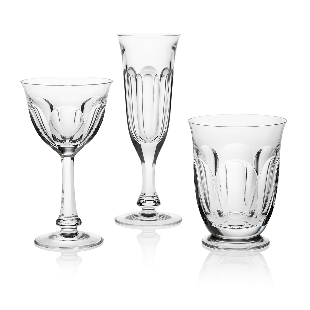 Set of 3 crystal glasses Lady Hamilton
