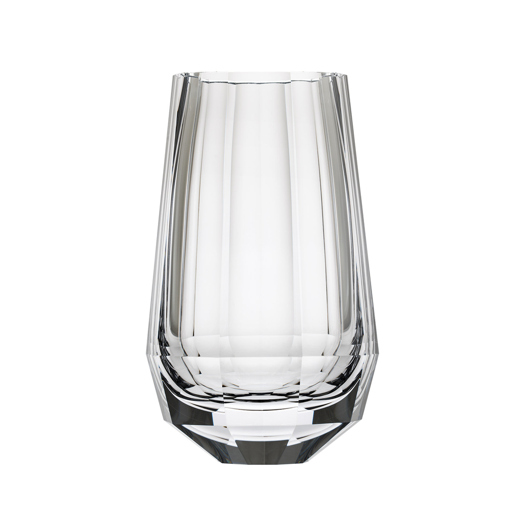 Hand-blown and hand-cut Drop vase from Moser, Carlsbad