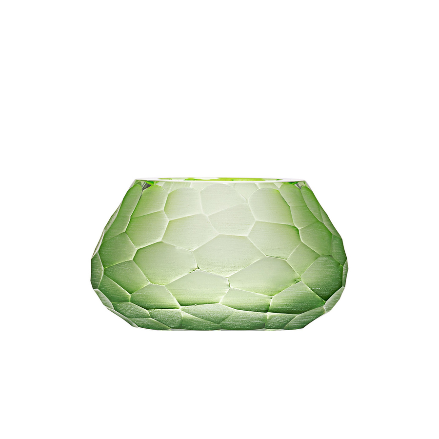 Hand-cut Bohemian crystal candleholder Lucy by Moser