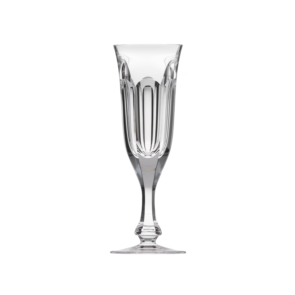 Bohemian crystal champagne flute glass (140 ml) by Moser