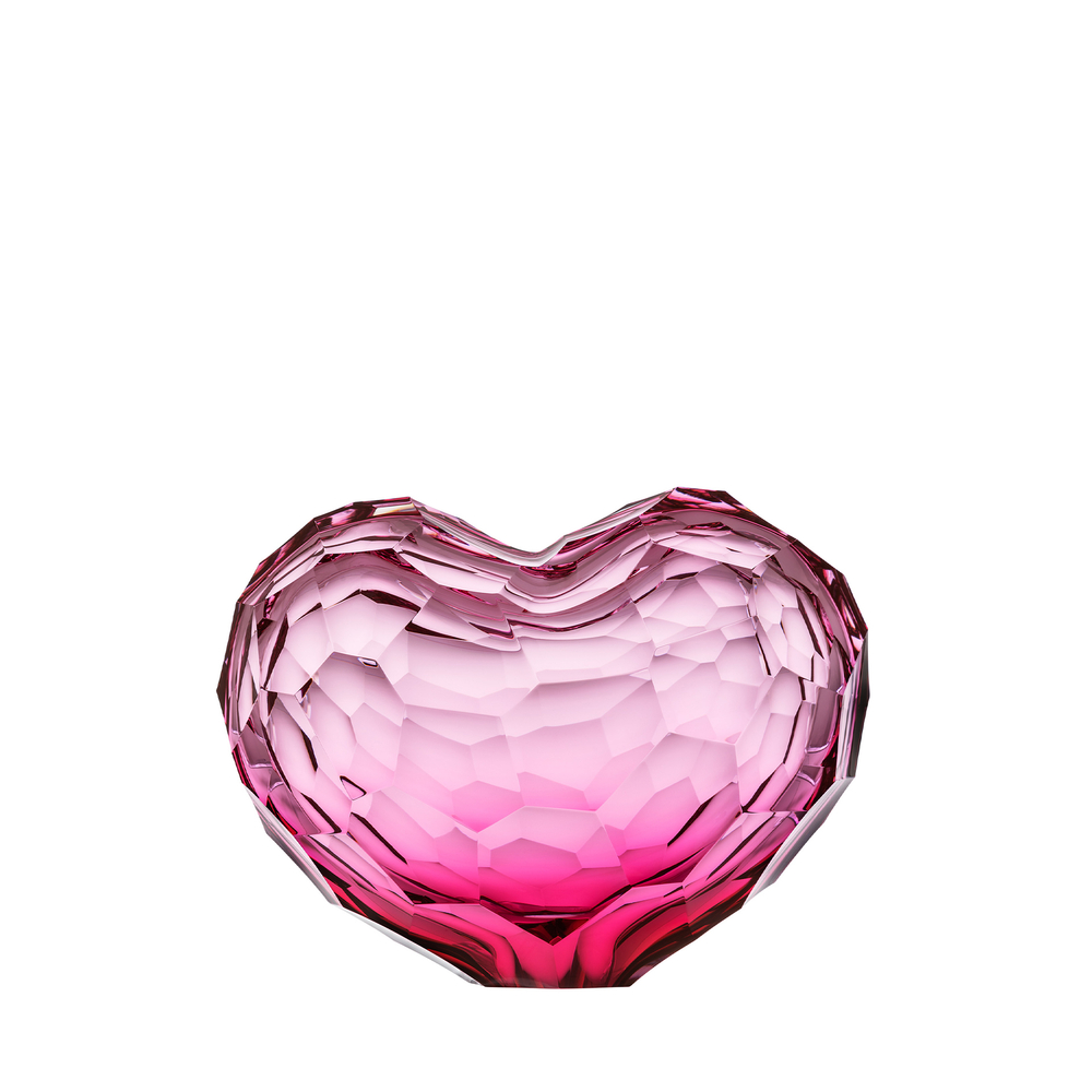Bohemian cut crystal decoration Heart by Moser