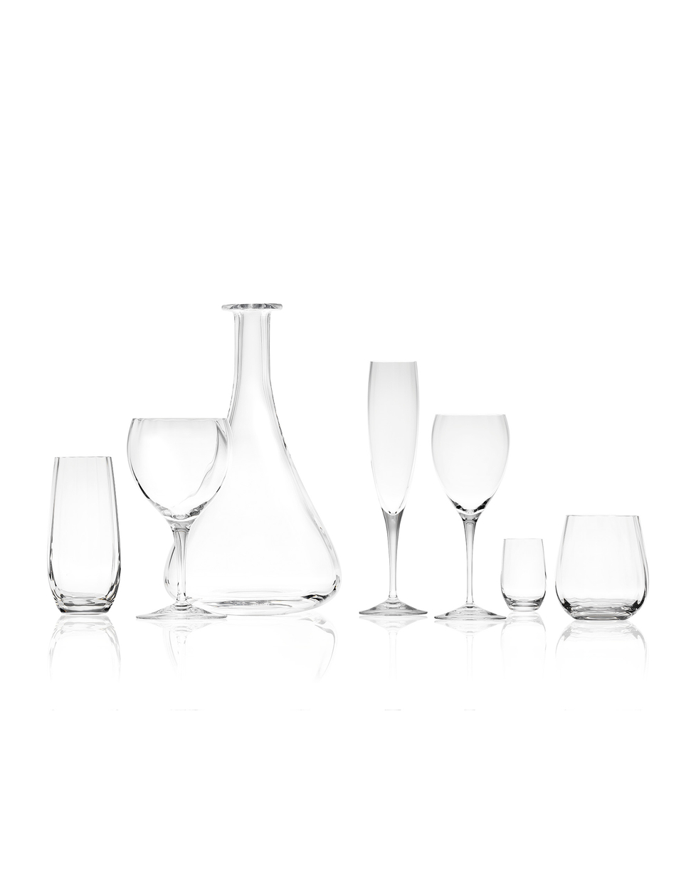 A Bohemian crystal drinkware collection: Optic by Moser - Moser