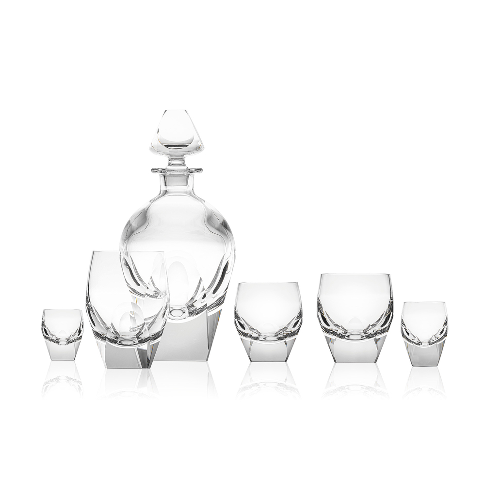 Bar collection of Bohemian crystal by Moser | 80 years. - Moser