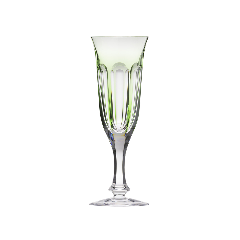 Bohemian crystal champagne flute glass (140 ml) by Moser