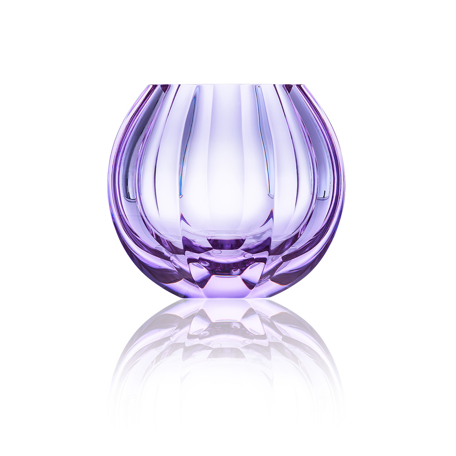 Hand-cut Bohemian crystal vase Beauty by Moser