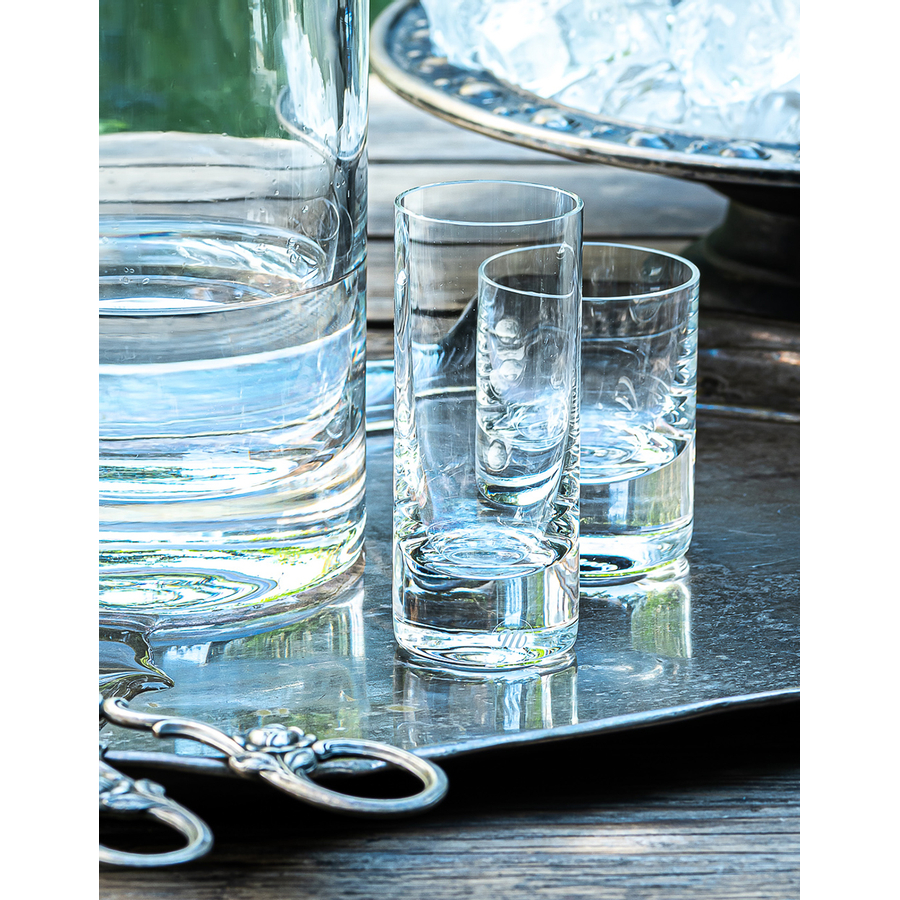 A vodka glass made of Bohemian crystal by Moser