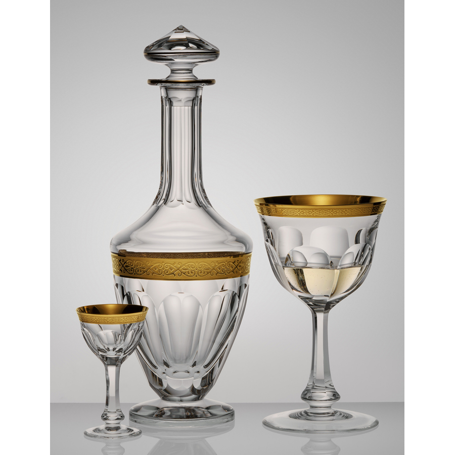 Bohemian crystal drinkware collection Lady Hamilton by Moser