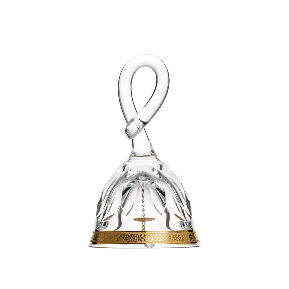 Decorative Christmas bell from the Lady Hamilton collection by Moser