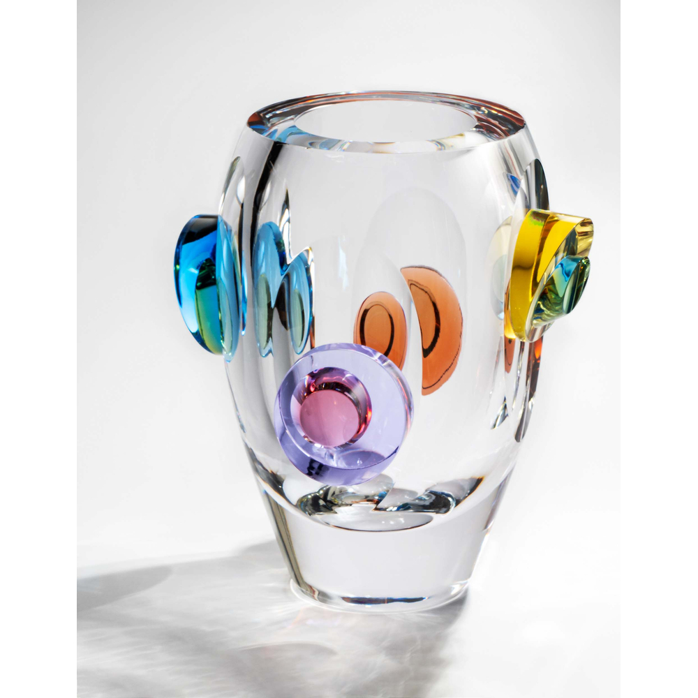 Galaxy vase from the legendary designer René Roubíček. By Moser
