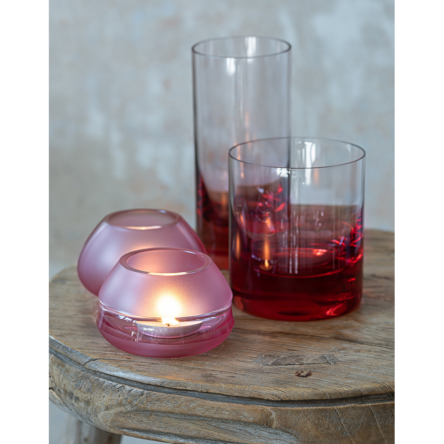 Svícen Lucy z ručně broušeného křišťálu Moser