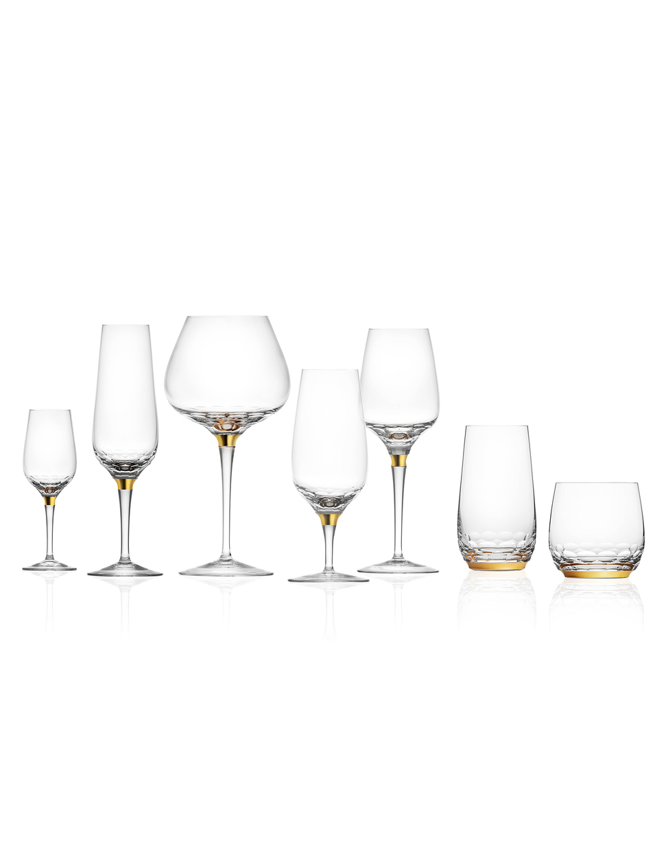 Drinkware set Jewel made of cut Moser crystal - Moser