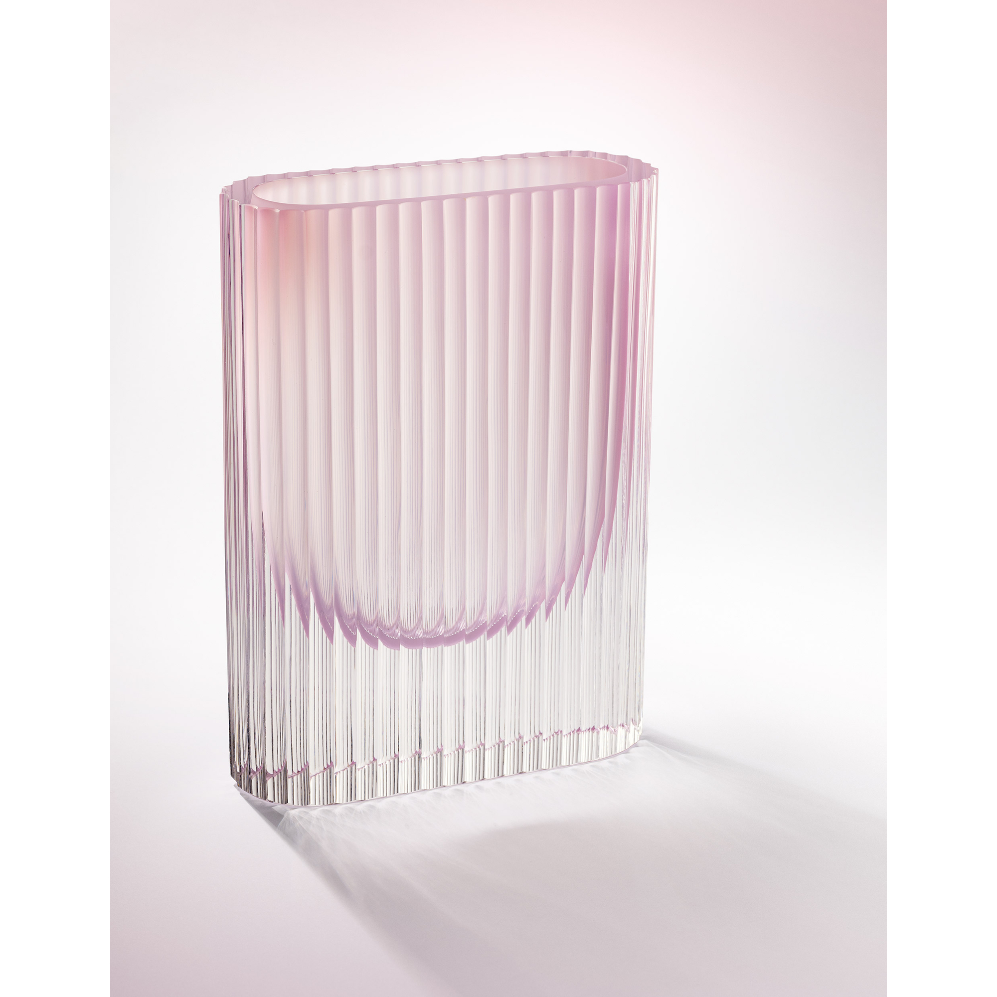 Harmonic vase made of hand-cut Moser crystal
