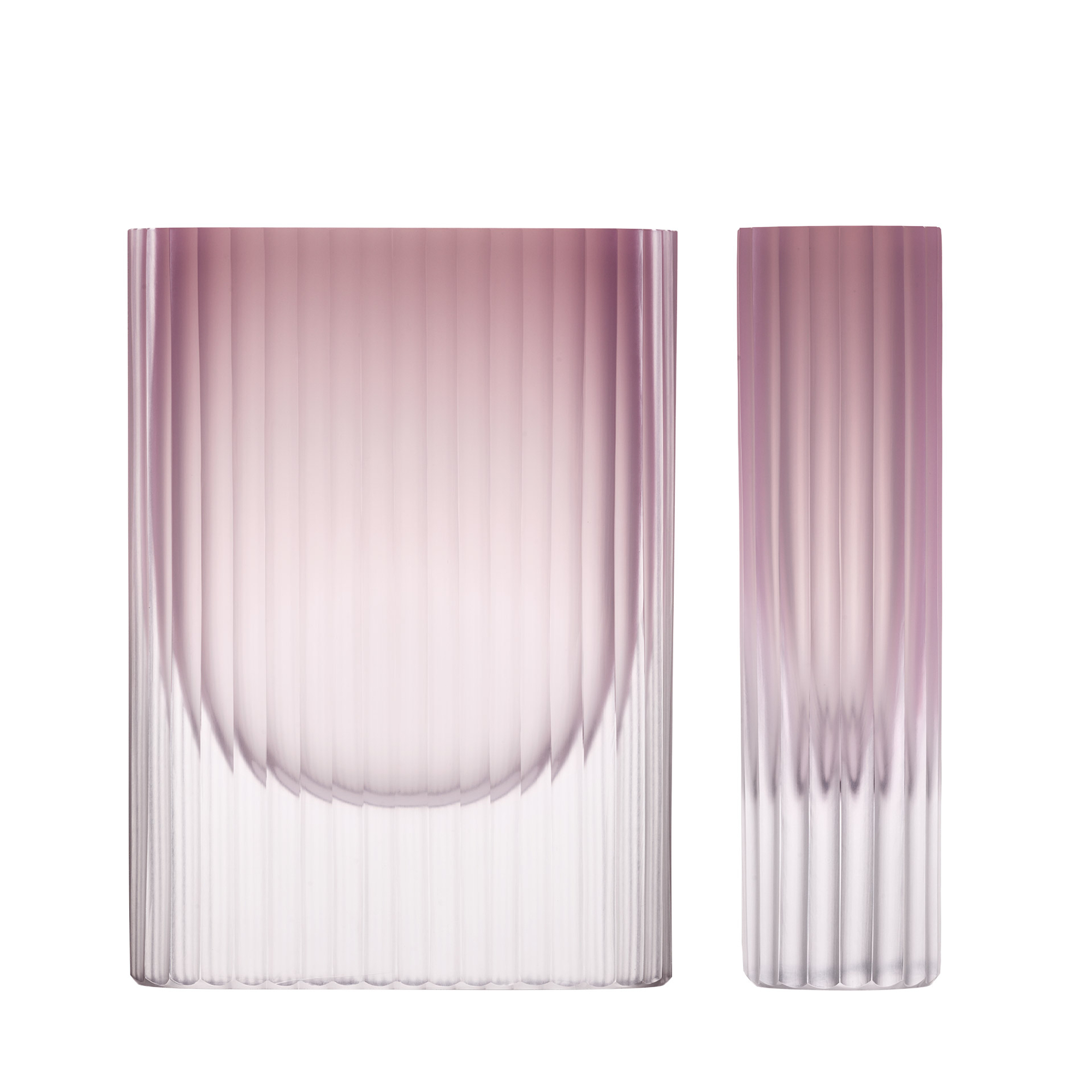 Harmonic vase made of hand-cut Moser crystal