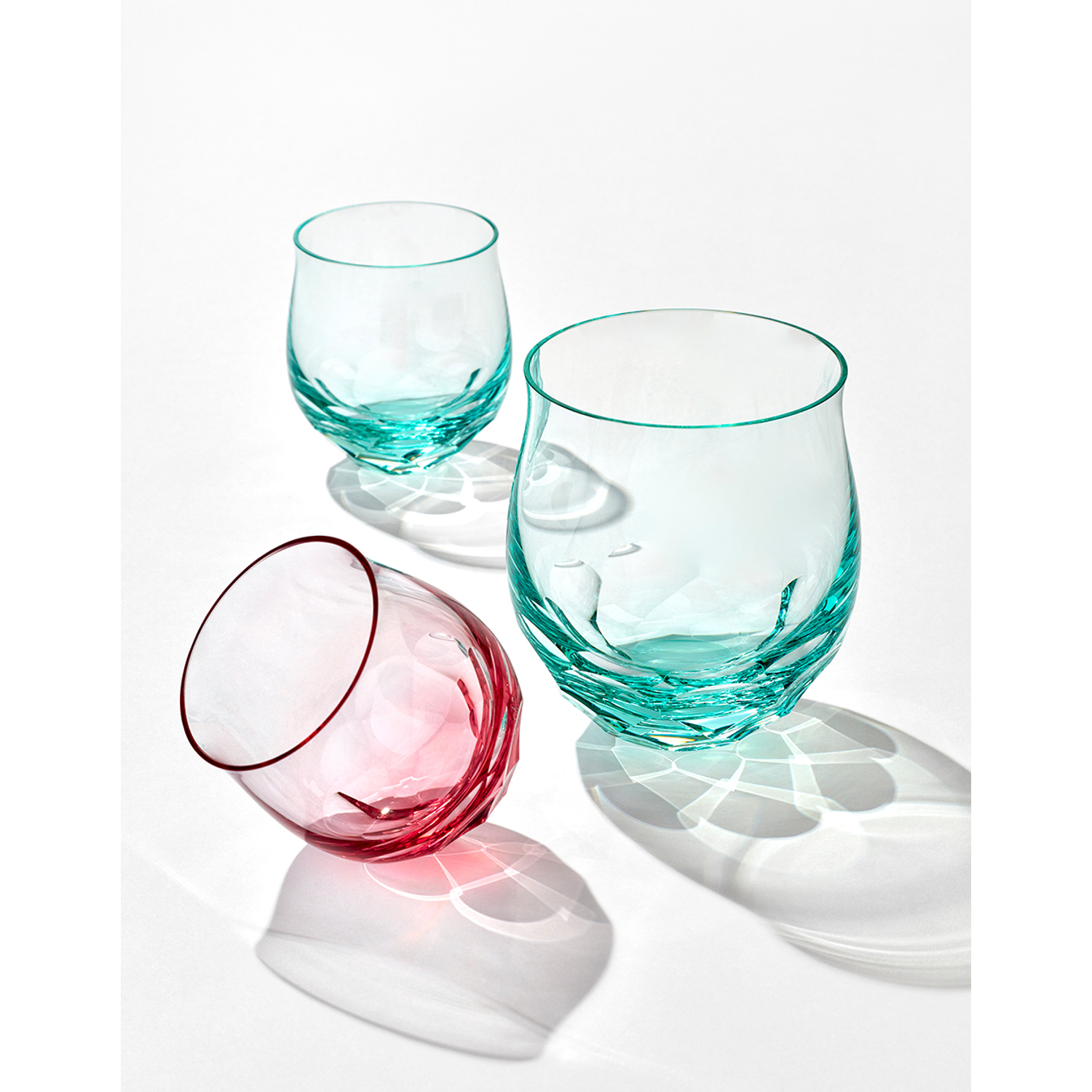 Bohemian crystal Old Fashioned whisky glass by Moser
