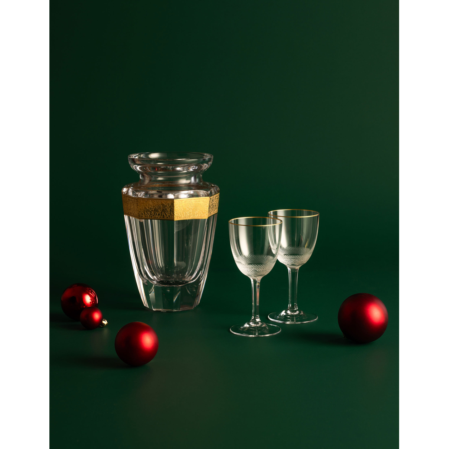 T Set Of 120 Ml Sherry Glasses Royal Collection Made Of Moser Crystal