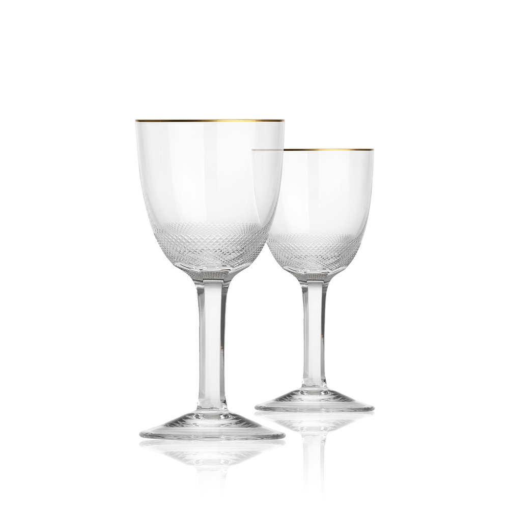 Gift set of 120 ml sherry glasses | Royal Collection made of Moser crystal