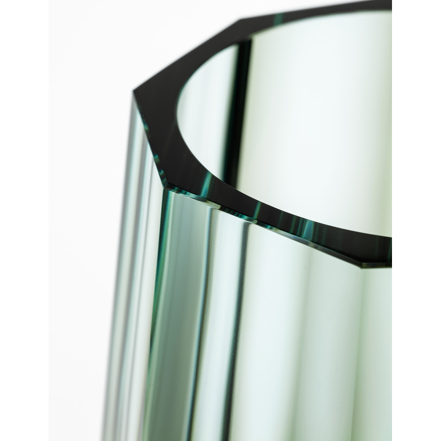 Hand-blown and hand-cut Drop vase from Moser, Carlsbad