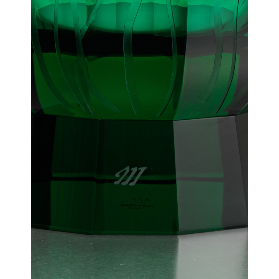 Mambo vase, 33.5 cm, nephrite green