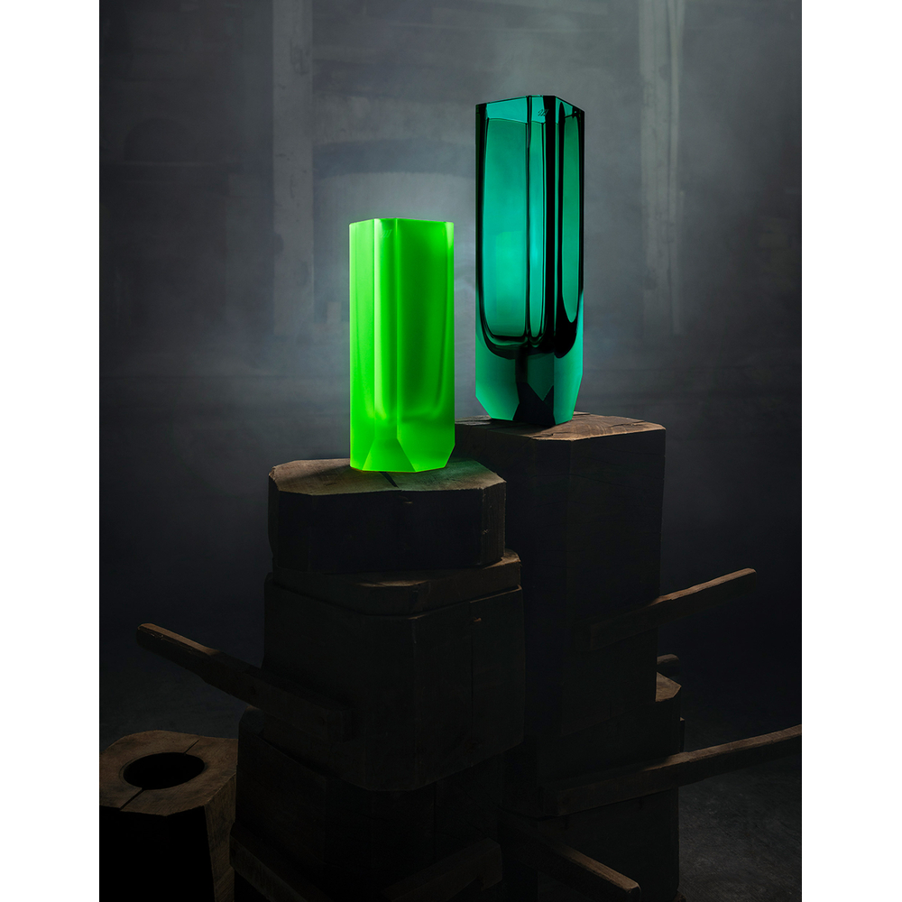 Magnus vase, 26 cm, matte, uranium