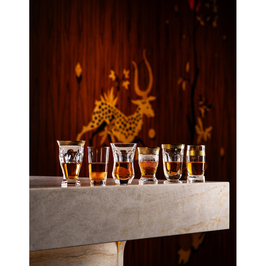 Luxury Tasting Set 6 Crystal Glasses | Moser Glass